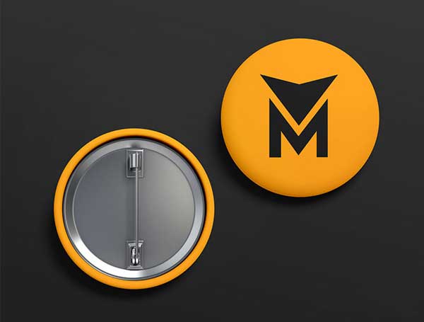 Free Pin Mockups | 21+ Free PSD Mockups Download